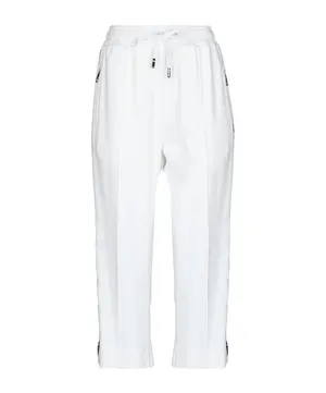 Dolce & Gabbana Solid-color Casual Pants - White