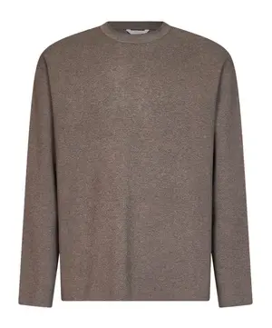 HEVO Long-sleeved Knitted Pullover - Gray
