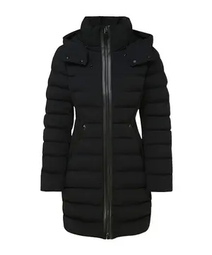 Mackage Quilted Cotton Jacket With Zip Closure - Black