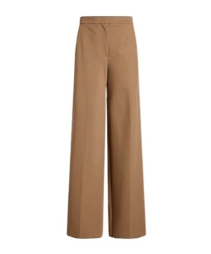 Max Mara Minimalist Loosefit Trousers - Brown