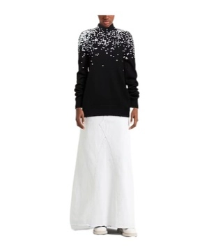 MAISON MARGIELA Minimalist Printed Knit Sweater