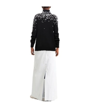 MAISON MARGIELA Minimalist Printed Knit Sweater