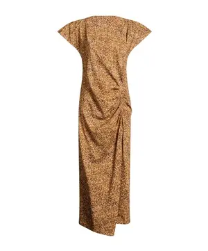 Isabel Marant Étoile Printed Jersey Dress - Gold