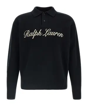 Ralph Lauren Long-sleeve Knitted Polo Shirt