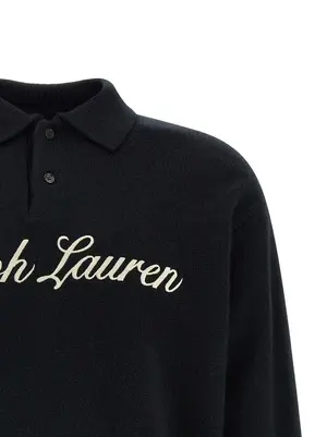 Ralph Lauren Long-sleeve Knitted Polo Shirt