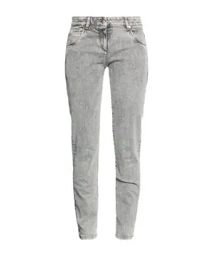 Brunello Cucinelli Plain Colour Denim Trousers - Grey