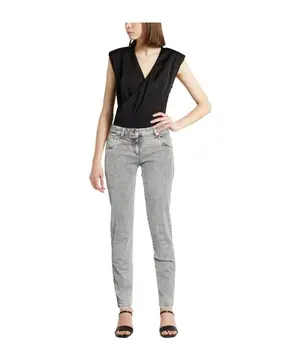 Brunello Cucinelli Plain Colour Denim Trousers