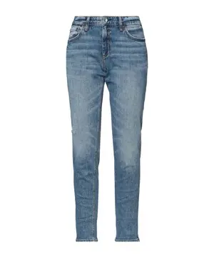 Rag & Bone Mediumblue Stretch Ripped Jeans - Blue