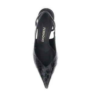 FERRAGAMO Dafne Slingback Heeled Pumps