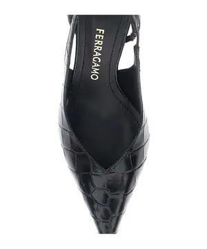 FERRAGAMO Dafne Slingback Heeled Pumps