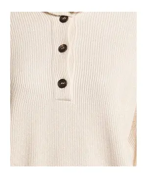 Brunello Cucinelli Solidcolor Lightweight Highneck Knit Sweater