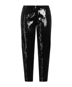 Saint Laurent Minimalist Tailored Slimfit Trousers - Black