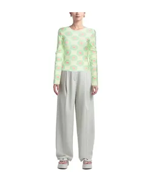 Sportmax Colorful Printed Long-sleeve T-shirt