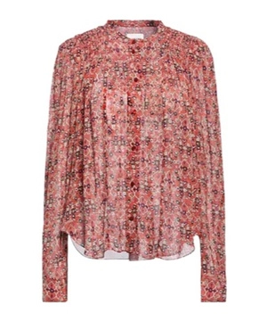 Isabel Marant Étoile Floralprint Chiffon Shirt - Pink