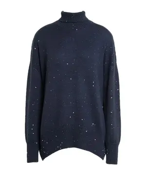 Brunello Cucinelli Medium-thick Knitted Long Sleeves - Blue