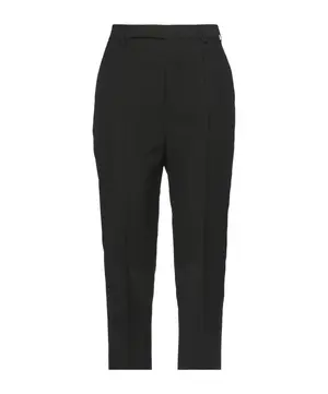 Rick Owens Solidcolor Wool Trousers - Black