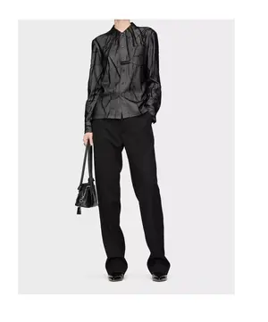 MAISON MARGIELA Bonded Crease Long-sleeve Shirt