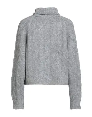 Brunello Cucinelli Long Sleeve Wool Turtleneck Sweaters