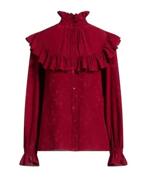Saint Laurent Floral Shirts - Red