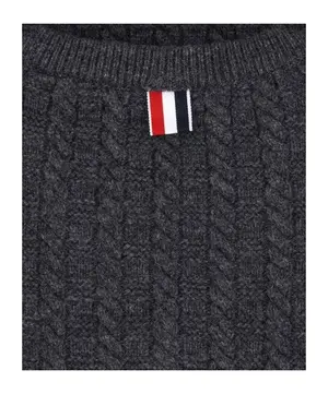 Thom Browne Anchor Intarsia Knitted Sweater