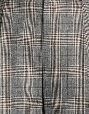 Brunello Cucinelli Plaid Casual Trousers