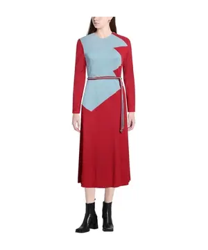 Tory Burch Two-tone Lotus Leaf Skirt