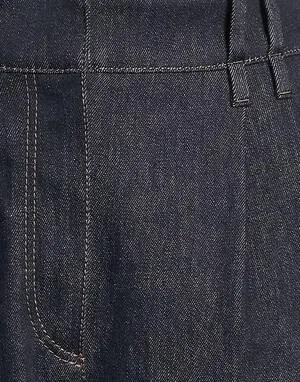 Brunello Cucinelli Plain Colour Denim Trousers