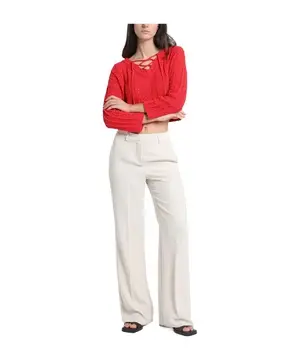MAXCO. Solid-color Lightweight Knit Long Sleeves