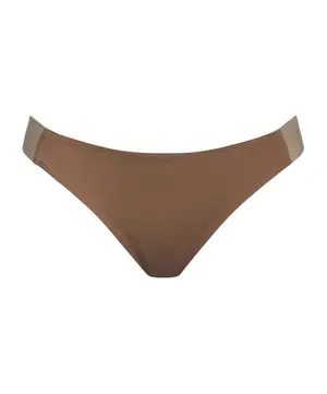 Rick Owens Solidcolor Stretch Bikini Bottom - Brown