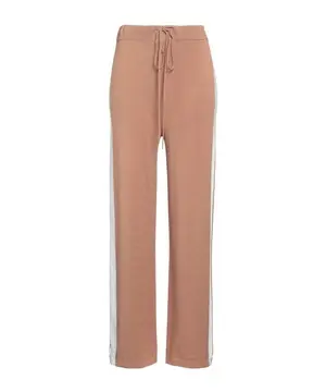 Max Mara Two-tone Loose-fitting Knit Pants - Camel