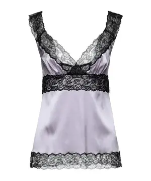 Dolce & Gabbana Two-tone Tops - Gray