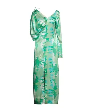 GANNI Long Dresses - Green