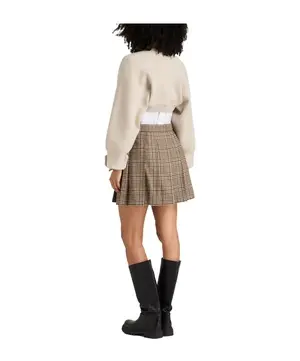 Brunello Cucinelli Tweed Mini Skirt