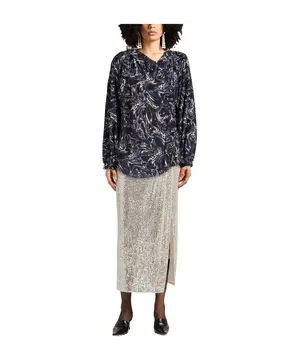 Isabel Marant Étoile Multicolor Chiffon Longsleeve Shirt