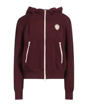 Brunello Cucinelli Hooded Track Jackets - Red