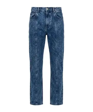 Isabel Marant Étoile Plain Colour Denim Trousers - Blue