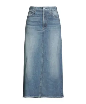 Rag & Bone Denim Flare Skirt - Blue
