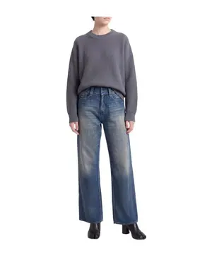 MAISON MARGIELA Plain Colour Denim Trousers