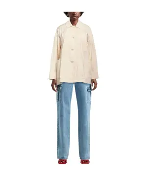 Max Mara Solid Colour Shirts Blouses - Beige