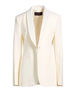 Max Mara Minimalist Longsleeve Blazer - White