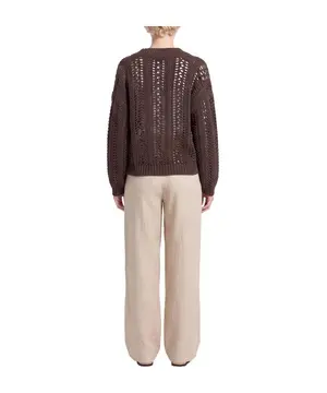 Brunello Cucinelli Solidcolor Thick Knit Cardigan