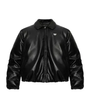 MISBHV Faux-leather Bomber Jacket
