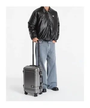 MISBHV Faux-leather Bomber Jacket