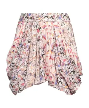 Isabel Marant Étoile Geometric Pattern Pleated Skirt - Nude
