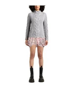 Isabel Marant Étoile Geometric Pattern Pleated Skirt