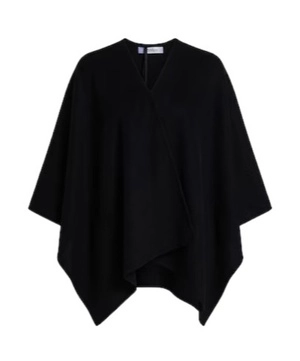 Max Mara Solidcolor Shawl - Black