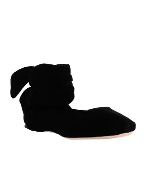Max Mara Solidcolor Suede Flat Shoes