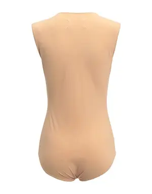 MAISON MARGIELA Solid Color Stretch Sleeveless Top
