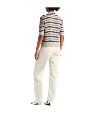 Brunello Cucinelli Knitted Short-sleeved High Neck