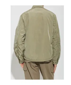 C.P. COMPANY Chrome-r Lens Padded Button Overshirt